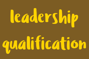 How to reference your leadership qualification evidence – The Internet ...